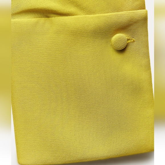 Zara | Dresses | Zara Draped Zw Collection Lemon Color Dress | Poshmark